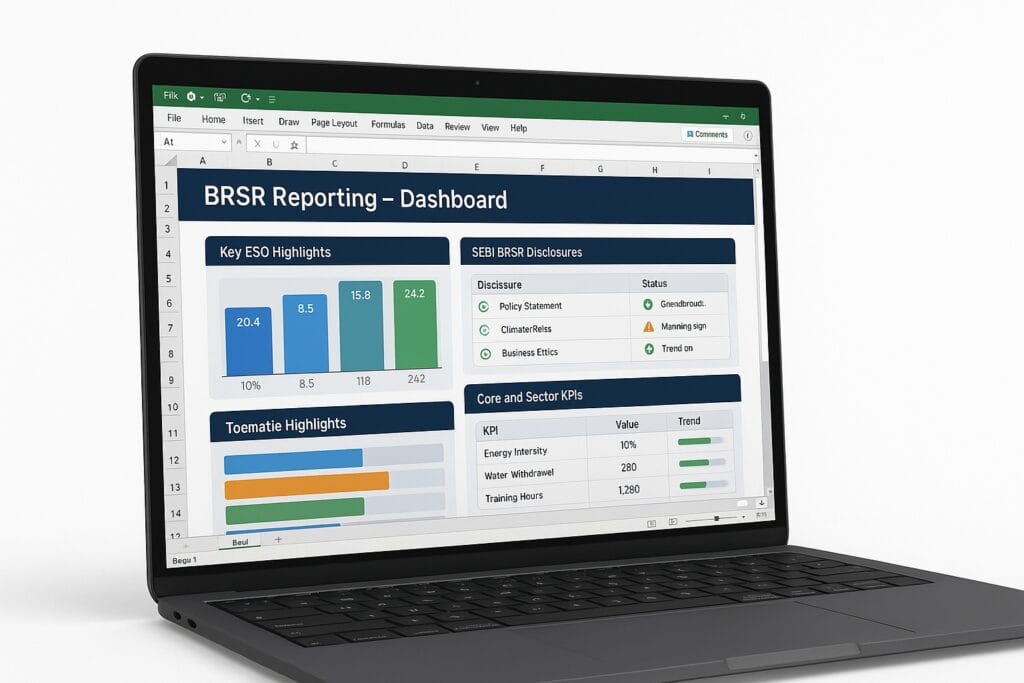 BRSR Reporting Template for SEBI Compliance – Automated Excel Toolkit ...